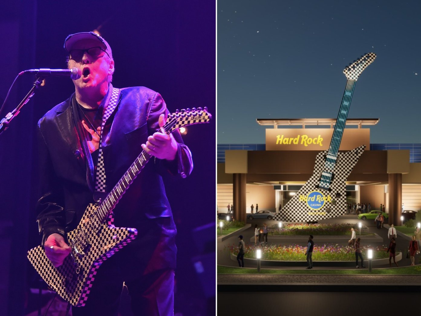 Cheap Trick’s Rick Nielsen honoured with 62-foot sculpture of his ...